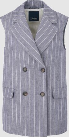 Max Mara Veste Ballo Blu Marino