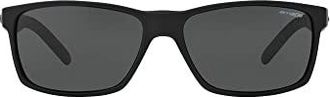 Arnette homme 0AN4185 447/87 58 Montures de lunettes, Noir (Black Rubber/Gray)