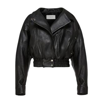VSP Vsp, Femme, Vestes, Noir, Taille: 36 FR Clara Leather Jacket