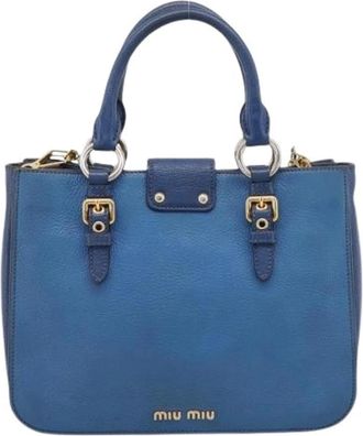 Miu Miu Pre-owned Handbag - - Pre-owned - Damen - Blau - ONE SIZE