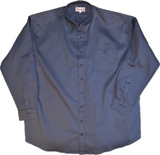 Kamro Chemise &agrave; manches longues pour homme, grande taille, gris fonc&eacute; avec brillance soyeuse, 3XL-14XL, gris fonc&eacute;, 8XL grande taille