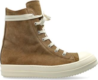 Rick Owens Femme, Chaussures, Brun, Taille: 40 EU Temple Sneaks High-Top Baskets