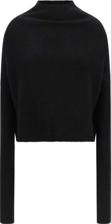 Rick Owens Rundhalspullover - Schwarz