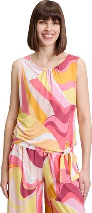 Betty Barclay T-Shirt Damen Rundhals-Shirt mit Raffung (1-tlg) Material