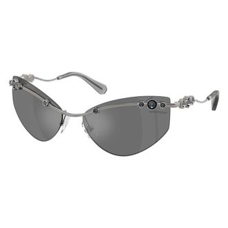 Swarovski Sk7039 Lunettes de soleil - Femme - Accessoires - Gris - Taille: 61 MM