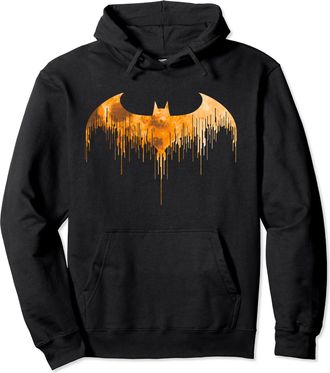 Batman Batman Arkham Knight Halloween Moon Logo Fill Pullover Hoodie