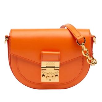 MCM Pre-owned Cuir sacs-bandouliere - Femme - Pre-owned - Orange - Taille: ONE Size