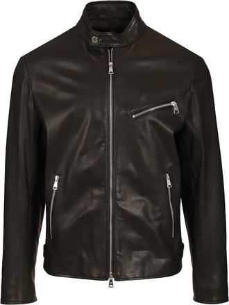Tagliatore Blouson En Cuir - Noir