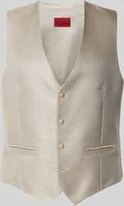 Wilvorst Weste mit Paspeltaschen und V-Ausschnitt