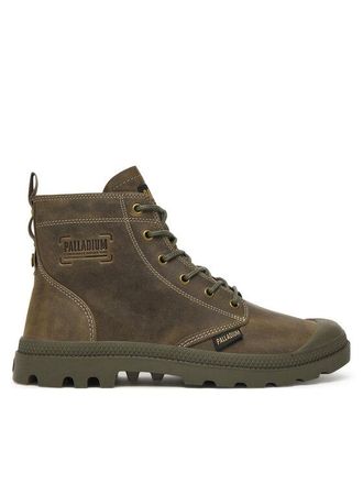 Palladium Schn&uuml;rstiefeletten Pampa Zip Lth Legacy 79502-308-M Gr&uuml;n