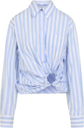 Sportmax Femme, Blouses et Chemises, Bleu, Taille: 38 FR Chemisiers pour femmes Bleu Ss26