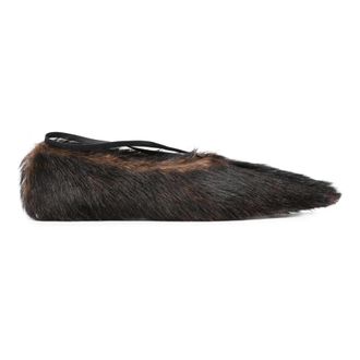 Plan C Pelz Ballett Flats - - Shoes - Damen - Braun - 38 EU