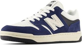 New Balance Homme 480 V1 Premium Basket, NB Bleu Marine/sel de mer, 43 EU
