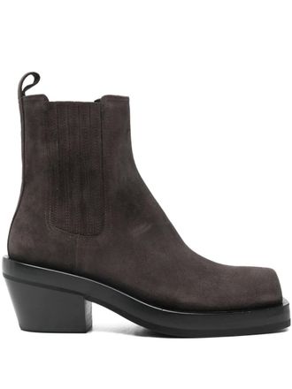 AGL bottines à bout carré 70 mm - Marron