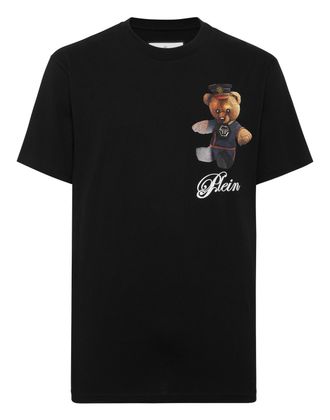 Philipp Plein T-Shirt Rundhalsausschnitt Ss Teddy