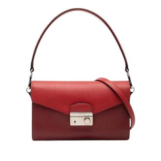 Prada Sac bandouli&egrave;re vintage Pre-owned - Femme - Pre-owned - Rouge - Taille: ONE Size