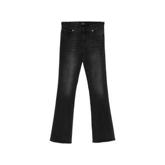 7 For All Mankind Bootcut Jeans - - Jeans - Damen - Schwarzk - W25