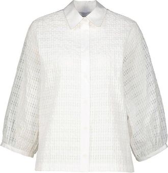 PESERICO Damen Bluse aus Baumwollmischung