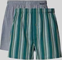 Schiesser Regular Fit Boxershorts aus reiner Baumwolle im 2er-Pack