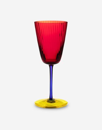 Dolce & Gabbana Hand-blown Murano White Wine Glass - Weingläser Mehrfarbig Onesize