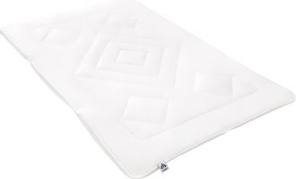 Irisette Noblesse 4-Jahreszeiten Bettdecke - Produziert in Deutschland - Steppdecke mit Bezug aus reiner Baumwolle, 135 x 200 cm, Öko-Tex zertifiziert