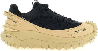 Moncler Blaue Ledersneaker
