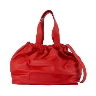 Sams&oslash;e & Sams&oslash;e Rote Leder Umh&auml;ngetasche - - Bags - Damen - Rot - ONE SIZE