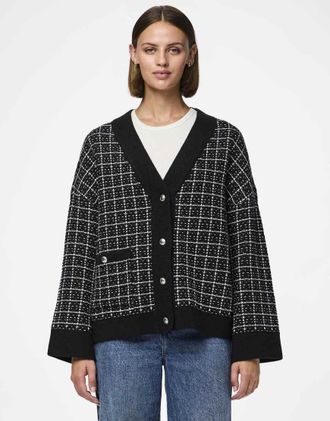 Pieces Gilet en maille - Noir