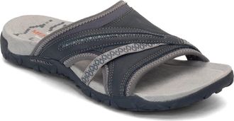 Merrell Terran Slide Ii, Damen Sandalen, Grau (Slate), 39 EU