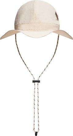 Moncler Moncler Bob &Agrave; Bord Large, Femme, Blanc, Taille: L