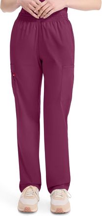 Dickies Damen-Skrubs-Hose mit elastischer Taille - Rot - XX-Large