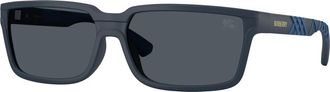 Burberry Homme, Accessoires, Bleu, Taille: 61 MM Lunettes de soleil