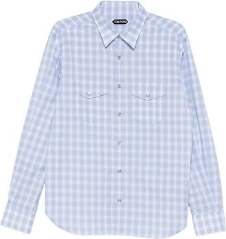 Tom Ford Chest-pocket Checked Shirt