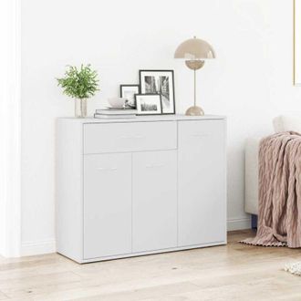vidaXL Buffet Blanc 88x30x70 cm Bois ding&eacute;nierie Vidaxl