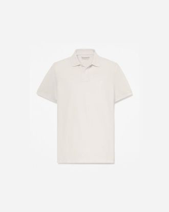 Timberland Oyster River Kurzarm-Polohemd in regul&auml;rer Passform f&uuml;r Herren in Wei&szlig;, Herren, Wei&szlig;, Gr&ouml;&szlig;e