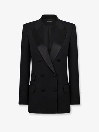 Tom Ford Wool Tuxedo Blazer - TOM FORD - gender_Woman