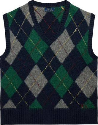 Ralph Lauren Homme, Pulls, Multicolore, Taille: M Wool Vest