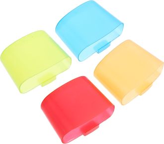 DOITOOL 4 St&uuml;ck Pack Teebeutelhalter aus Robustem Kunststoff zum Einh&auml;ngen an Teetassen Platzsparend f&uuml;r Kekse und Snacks Vielseitig f&uuml;r Nachmittagstee und B&uuml;