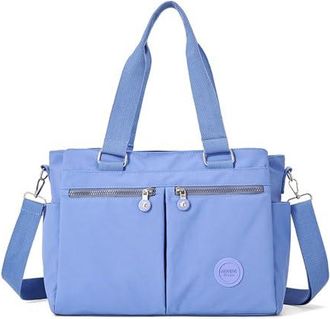 Generic Sacs fourre-tout imperm&eacute;ables en nylon pour femme avec sangle r&eacute;glable, grande capacit&eacute;, sacs &agrave; bandouli&egrave;re pour luniversit&eacute;, l&eacute;cole, le travail, les 