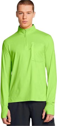 Under Armour Homme, Sport, Vert, Taille: L SweaT-shirt ML Trail Run