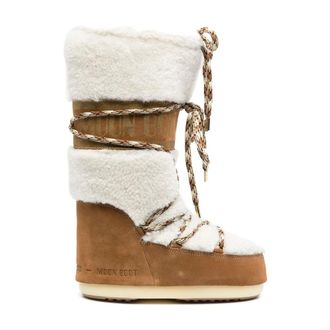 Moon Boot Icon Shearling Boot - - Shoes - Damen - Braun - 39 EU