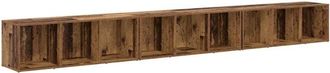 vidaXL Vidaxl - Meuble tv 3 pcs Bois ancien 37 x 35 x 107.5 cm Bois stratifié