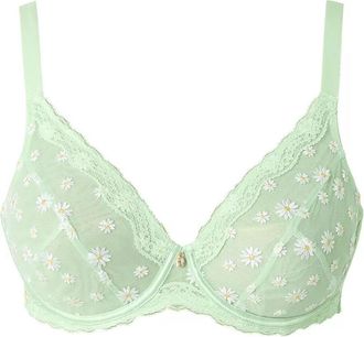 Brigitte Bardot Soutien-gorge corbeille grand maintien vert D&eacute;licatesse