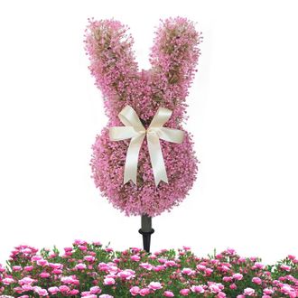 Generico Topiarien in Hasenform, k&uuml;nstliche Dekoration f&uuml;r den Au&szlig;enbereich, Formschnitt zur Dekoration der Veranda, f&uuml;r Apartment, Garten, B&uuml;ro, Caf&eacute;, Veranda