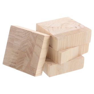 Pretyzoom CATIEBYE 4 St&uuml;ck M&ouml;belbeinerh&ouml;hung 100x100x30mm rutschfeste Bett und Tischfu&szlig; Erh&ouml;hung mit Bodenschoner f&uuml;r Hartholzb&ouml;den Stabile M&ouml;belerh&ouml;hung f&uuml;r St