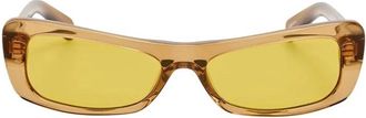 Jacquemus Capri Sonnenbrille - - Accessories - Damen - Braun - ONE SIZE