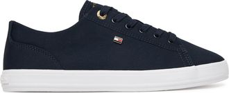 Tommy Hilfiger Sneakers Tommy Hilfiger Th Foxing Sneaker Canvas FW0FW09170 Dunkelblau