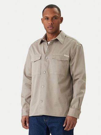 Calvin Klein Jeans Hemd Utility LV04RF408G Beige Relaxed Fit