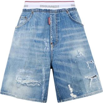 Dsquared2 Homme, Shorts, Bleu, Taille: L Denim Surfer Shorts