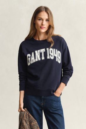 GANT Damen Graphic Rundhals-Sweatshirt (XXXL) MARINE